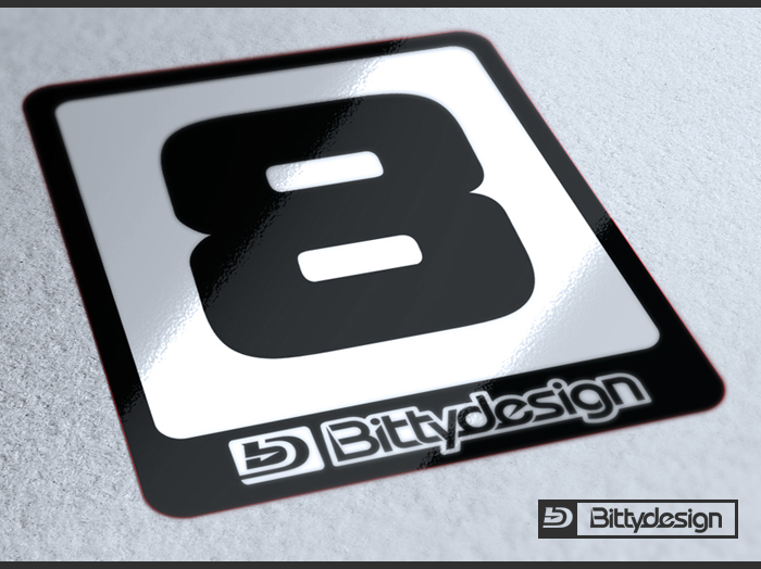 Bittydesign - Race Numbers Decal sheet