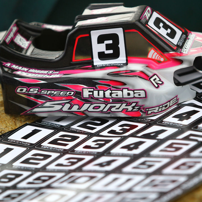 Bittydesign - Race Numbers Decal sheet