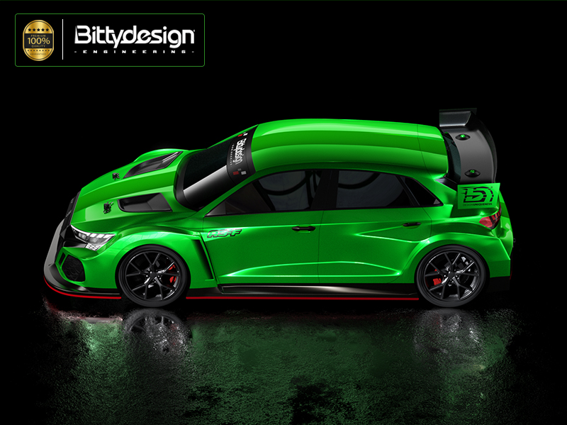 Bittydesign - A3-F 1/10 FWD body