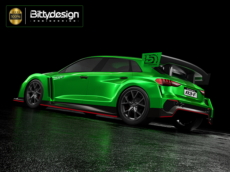 Bittydesign - A3-F 1/10 FWD body