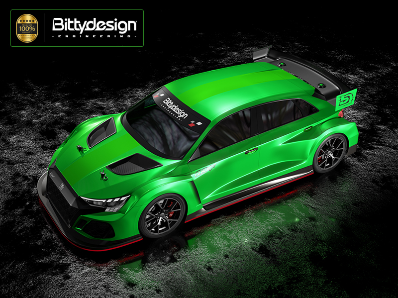 Bittydesign - A3-F 1/10 FWD body